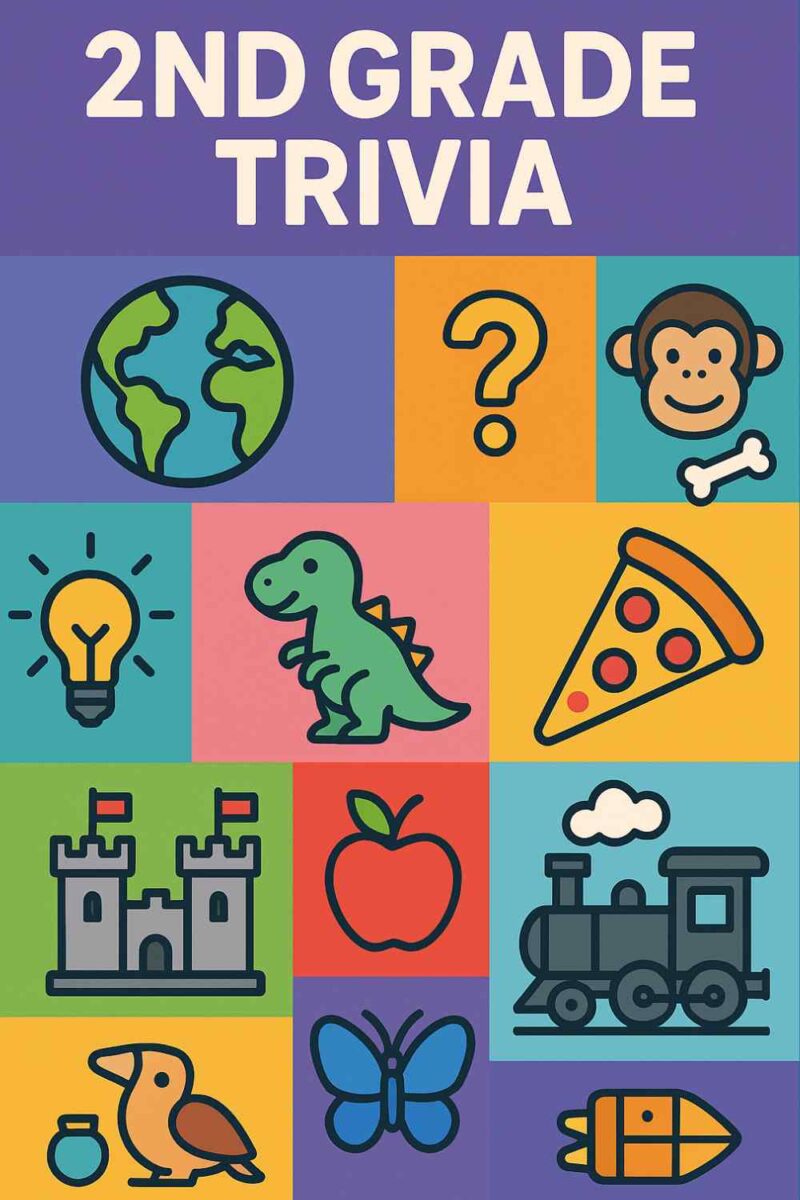 225 2nd Grade Trivia Questions with Answers