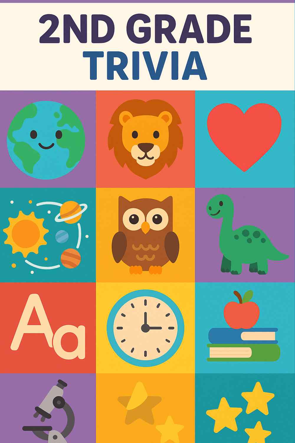 225 2nd Grade Trivia Questions with Answers