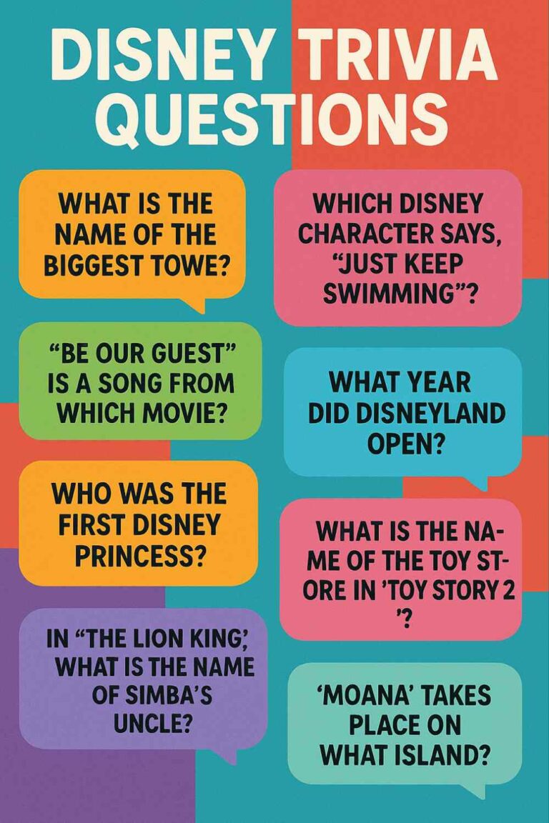 225 Disney Trivia Questions That Will Challenge Every Fan