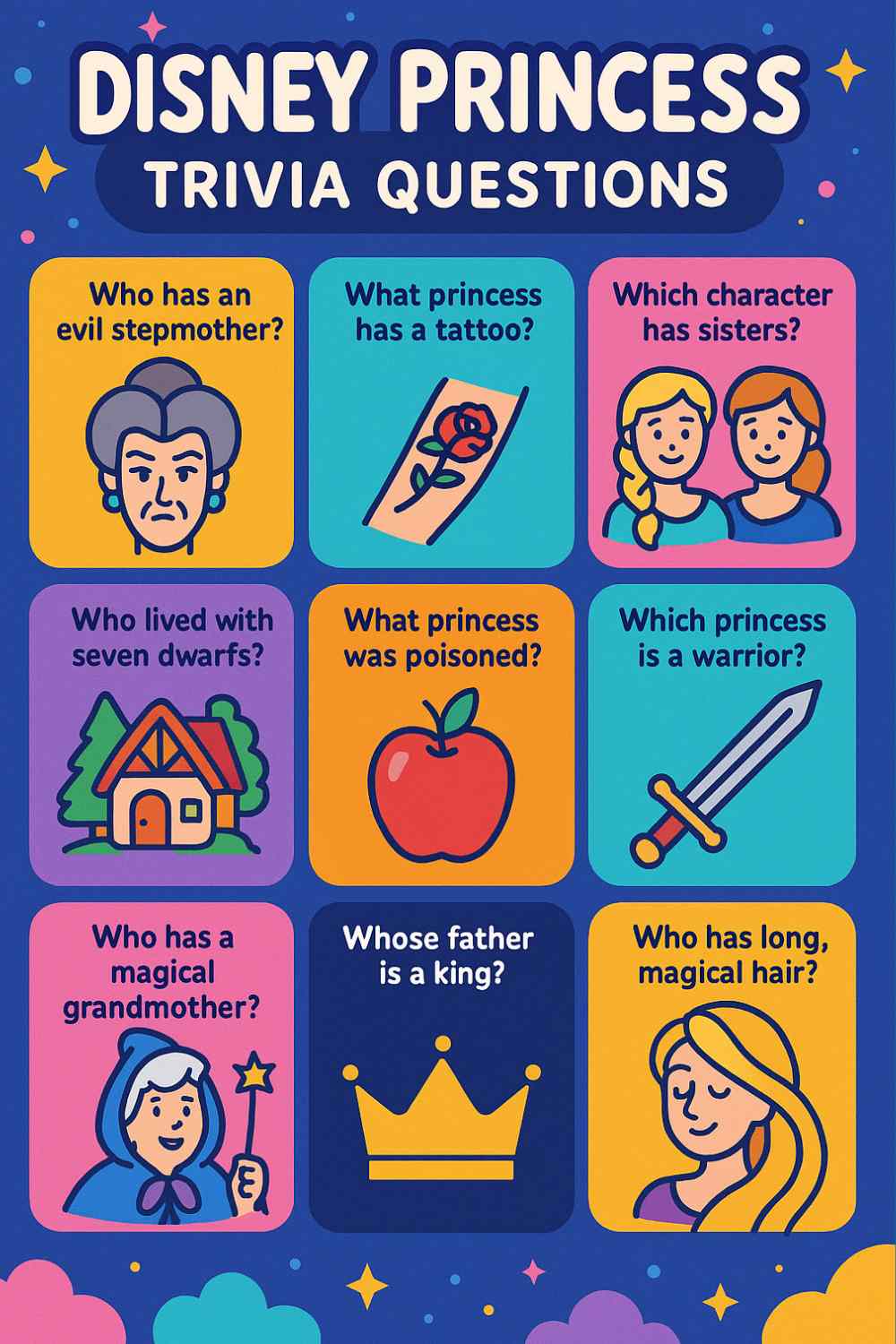225 Disney Princess Trivia Questions with Answers